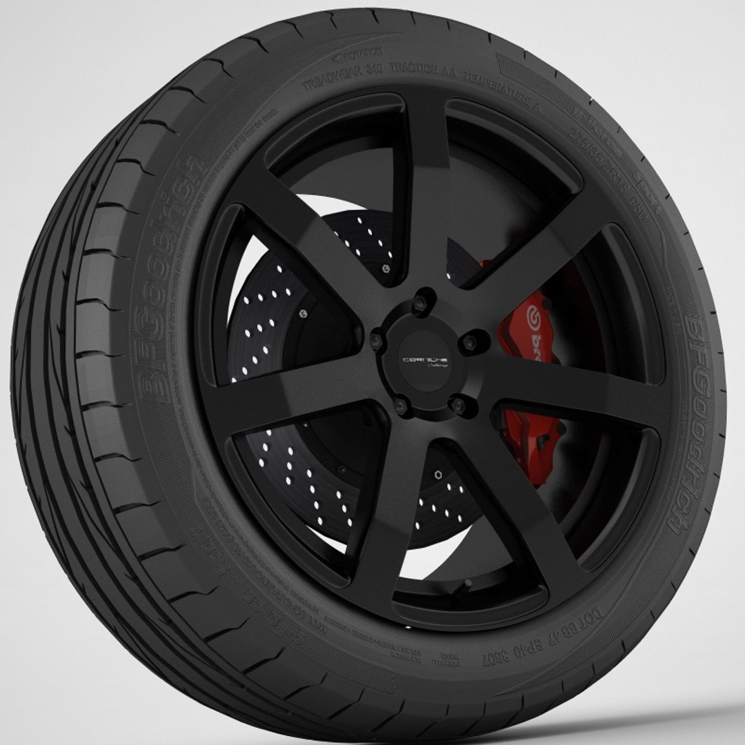 3dsmax Wheel Corniche Challenge