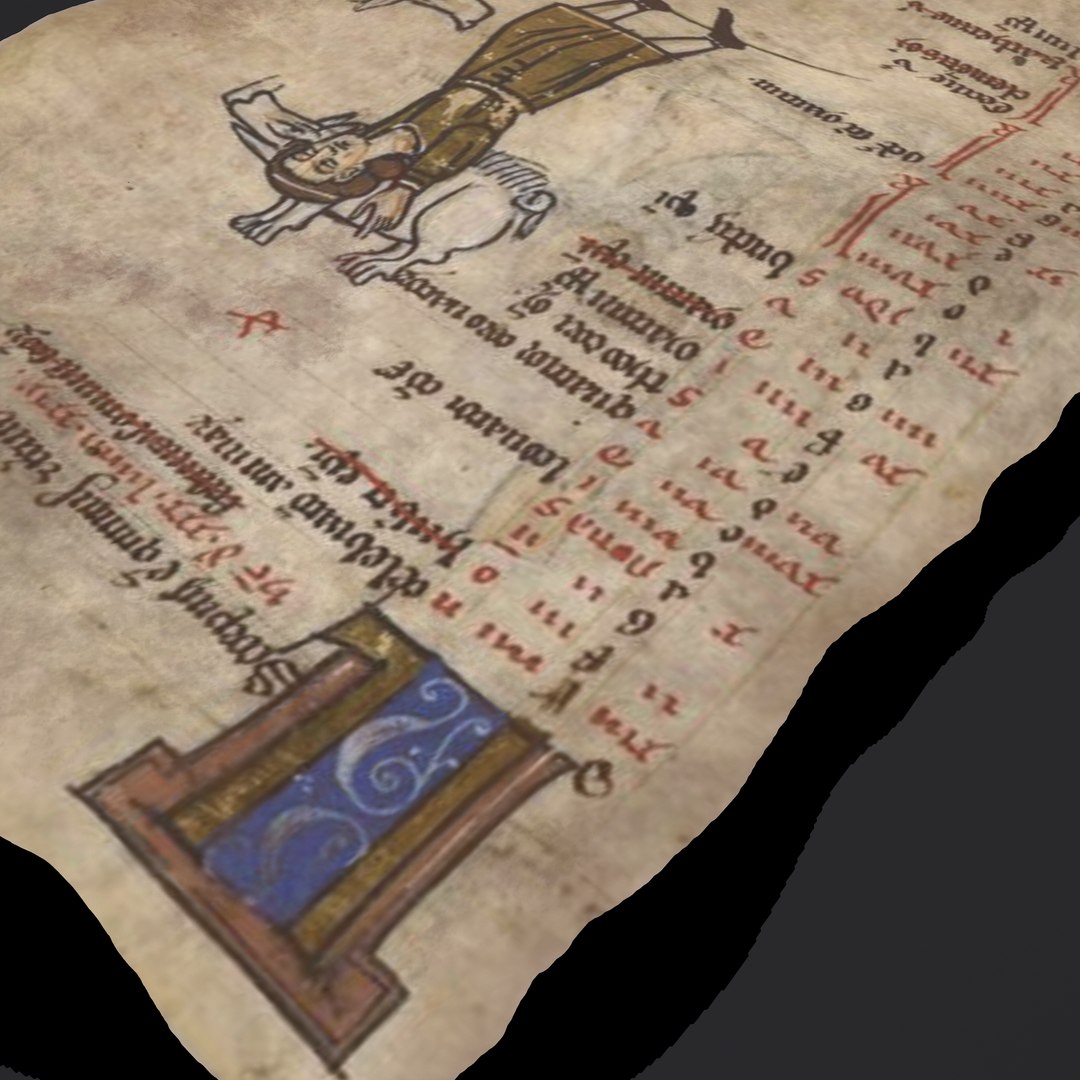 3D November Manuscript Page Model - TurboSquid 1748336