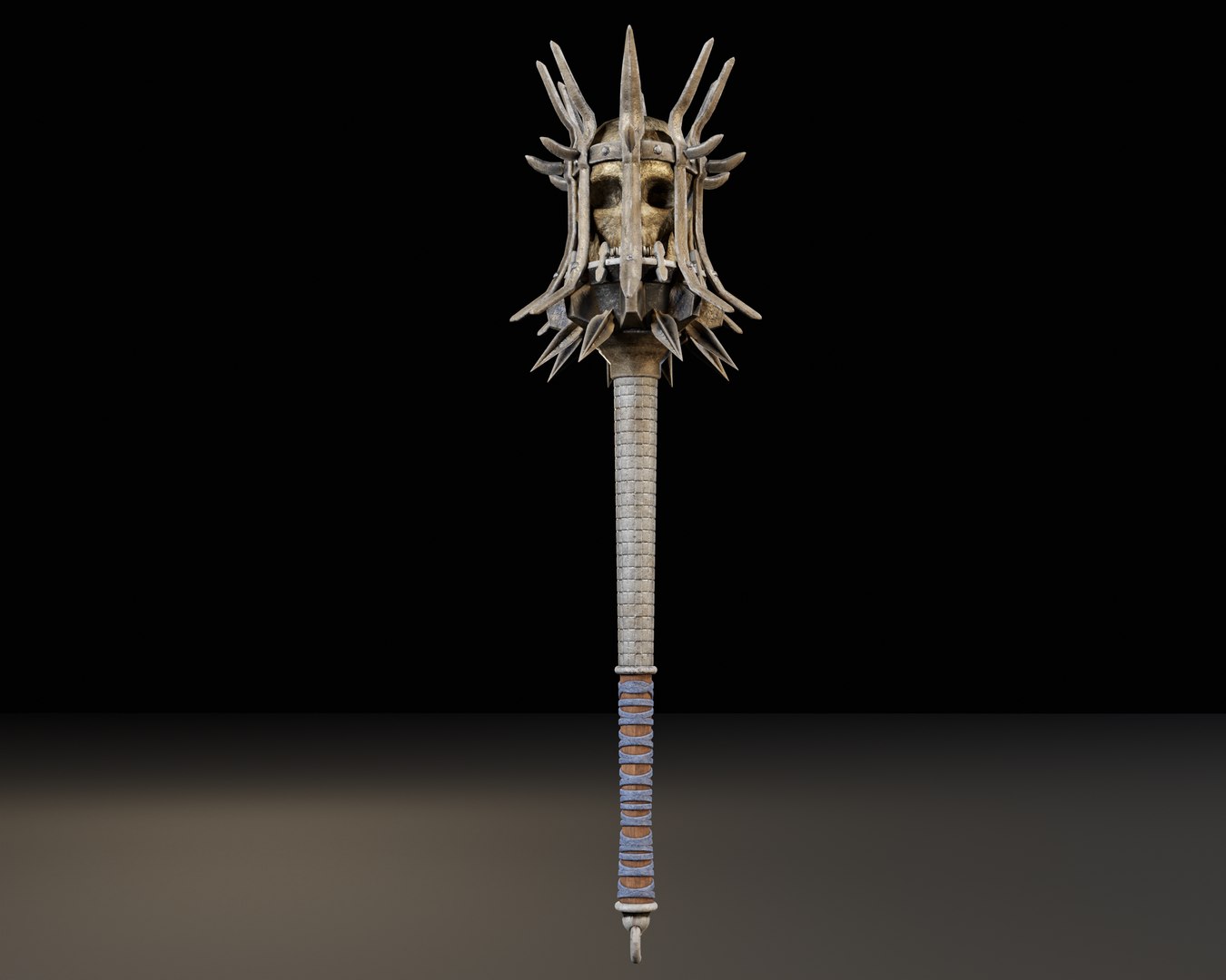 3D Skull Mace - TurboSquid 2414115