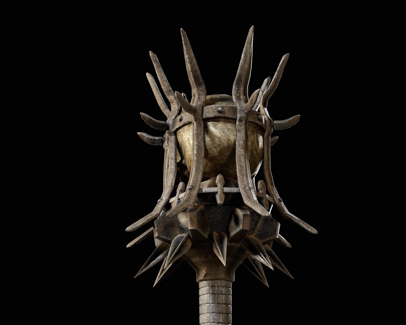 3D Skull Mace - TurboSquid 2414115