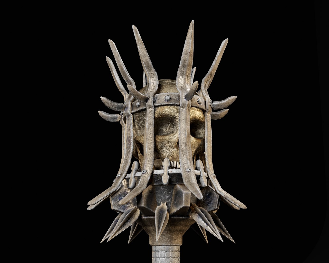 3D Skull Mace - TurboSquid 2414115