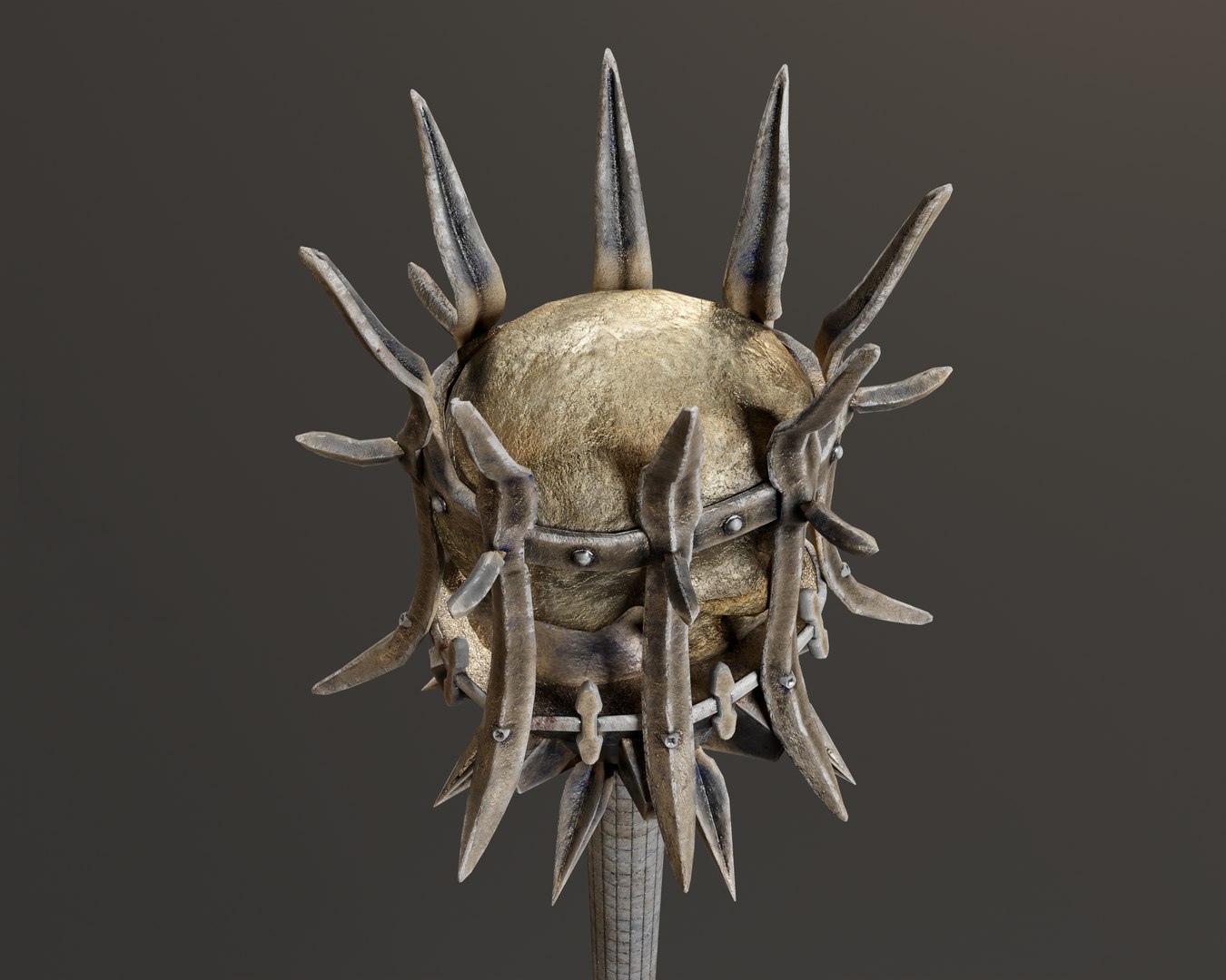 3D Skull Mace - TurboSquid 2414115