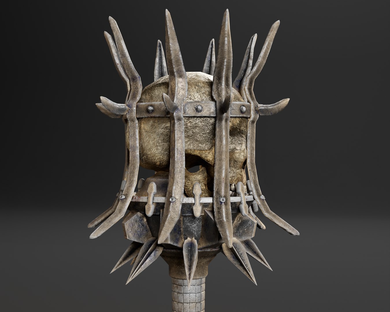 3D Skull Mace - TurboSquid 2414115