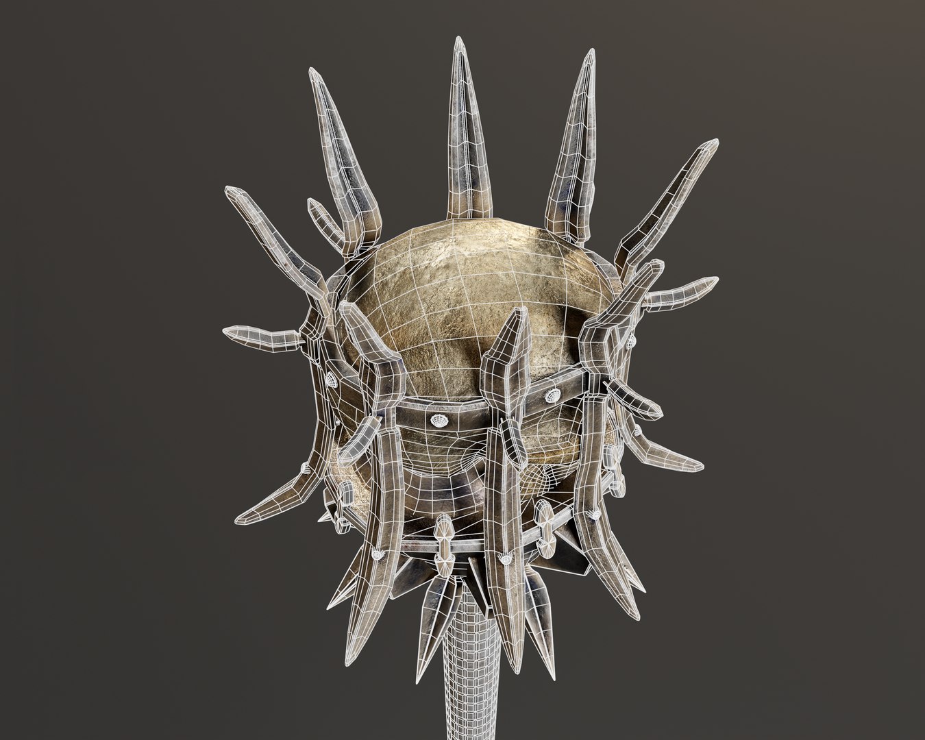 3D Skull Mace - TurboSquid 2414115