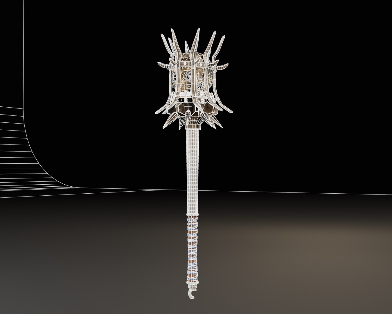 3D Skull Mace - TurboSquid 2414115