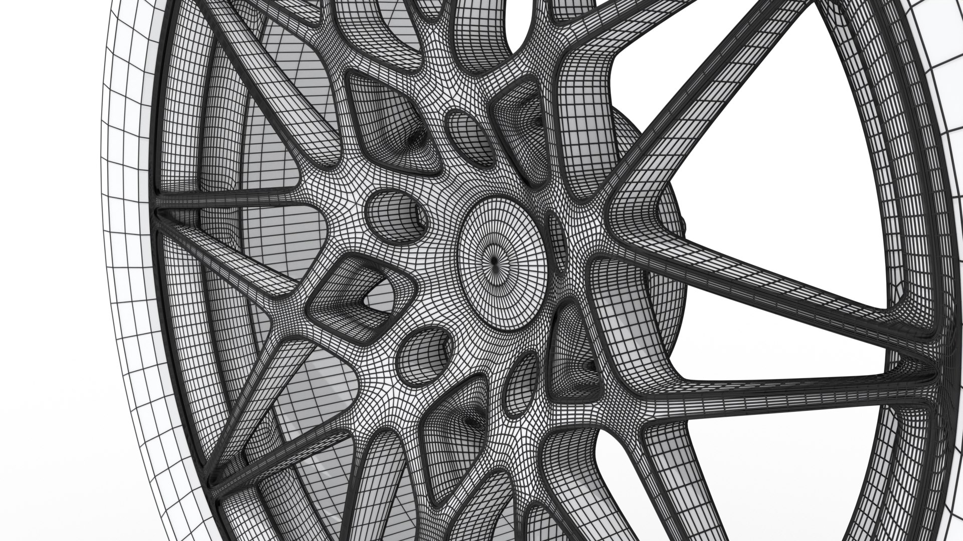 Sports Car Rims 20 inch with Tires 3D model - TurboSquid 2165479