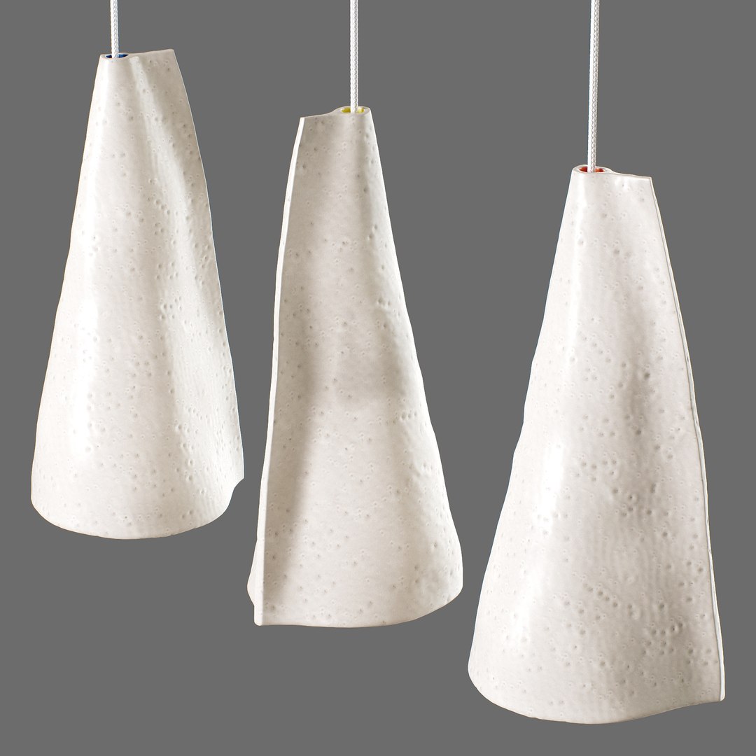 Tayga Design Crusta White Pendant Lamp 3D Model - TurboSquid 2099646