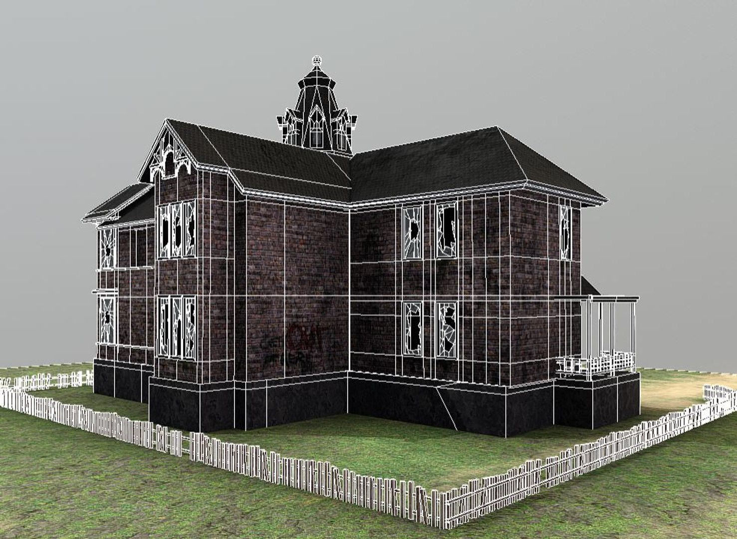 Haunted House Home 3D Model - TurboSquid 1301523