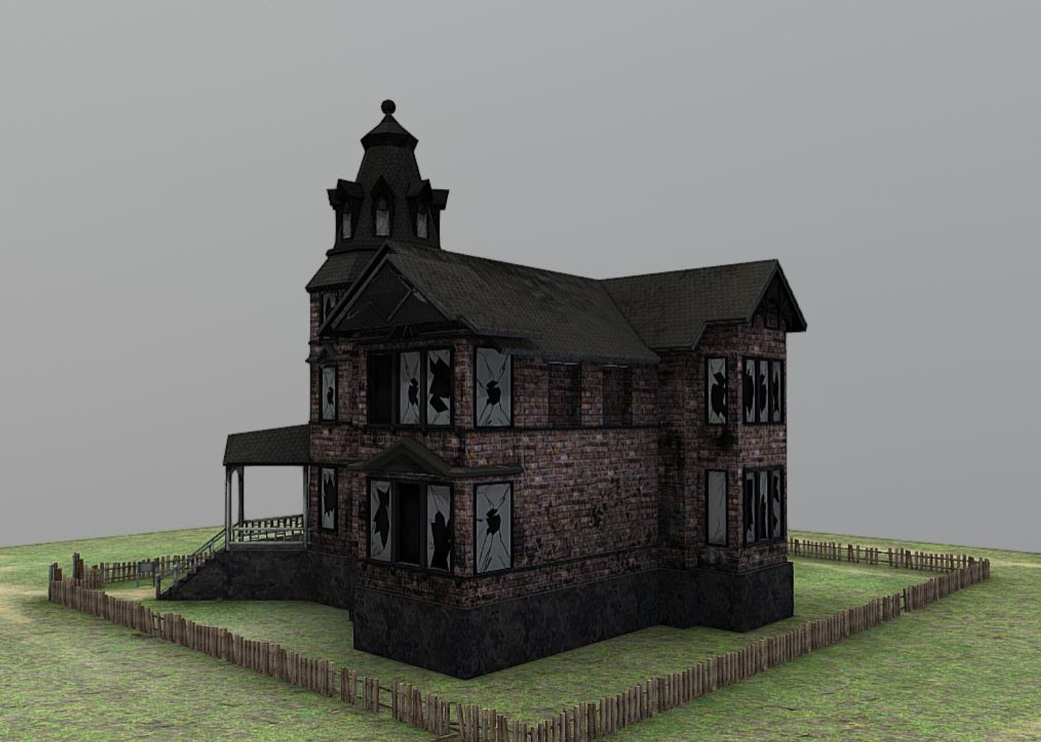 Haunted House Home 3D Model - TurboSquid 1301523