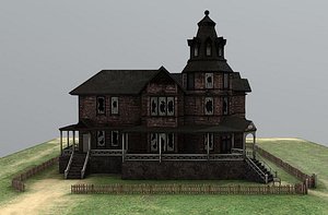 Download 3D Haunted House Maya Models - TurboSquid