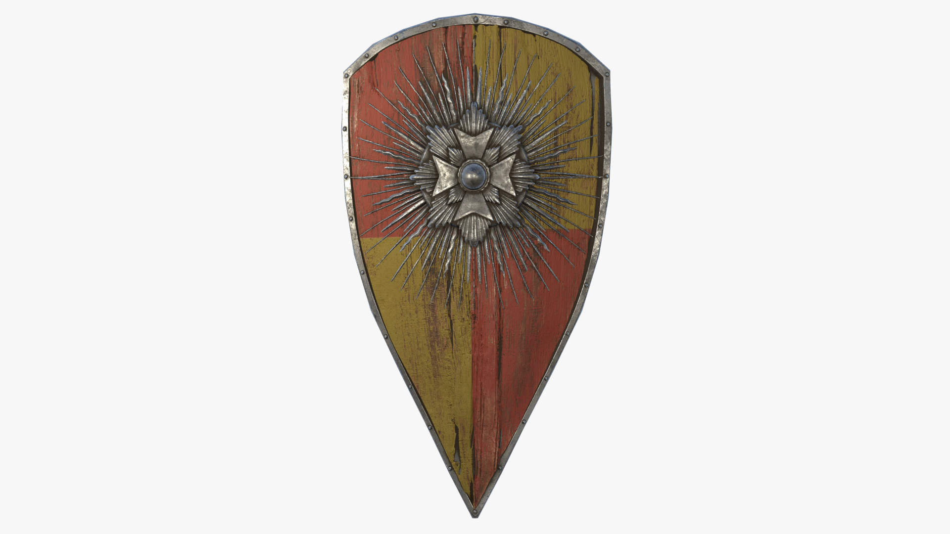 Fantasy Shield RPG Kite Heater Medieval Templar Porpax Greek Aspis ...