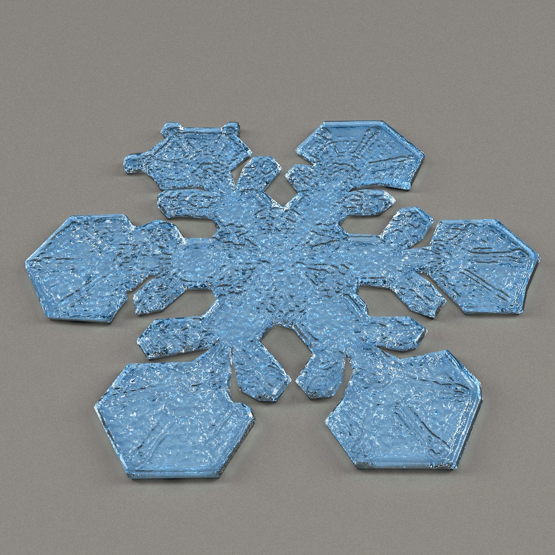 snowflakes v1 3d model