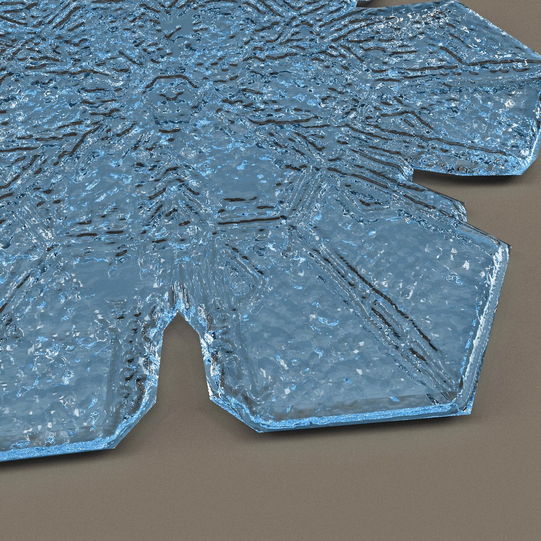 snowflakes v1 3d model