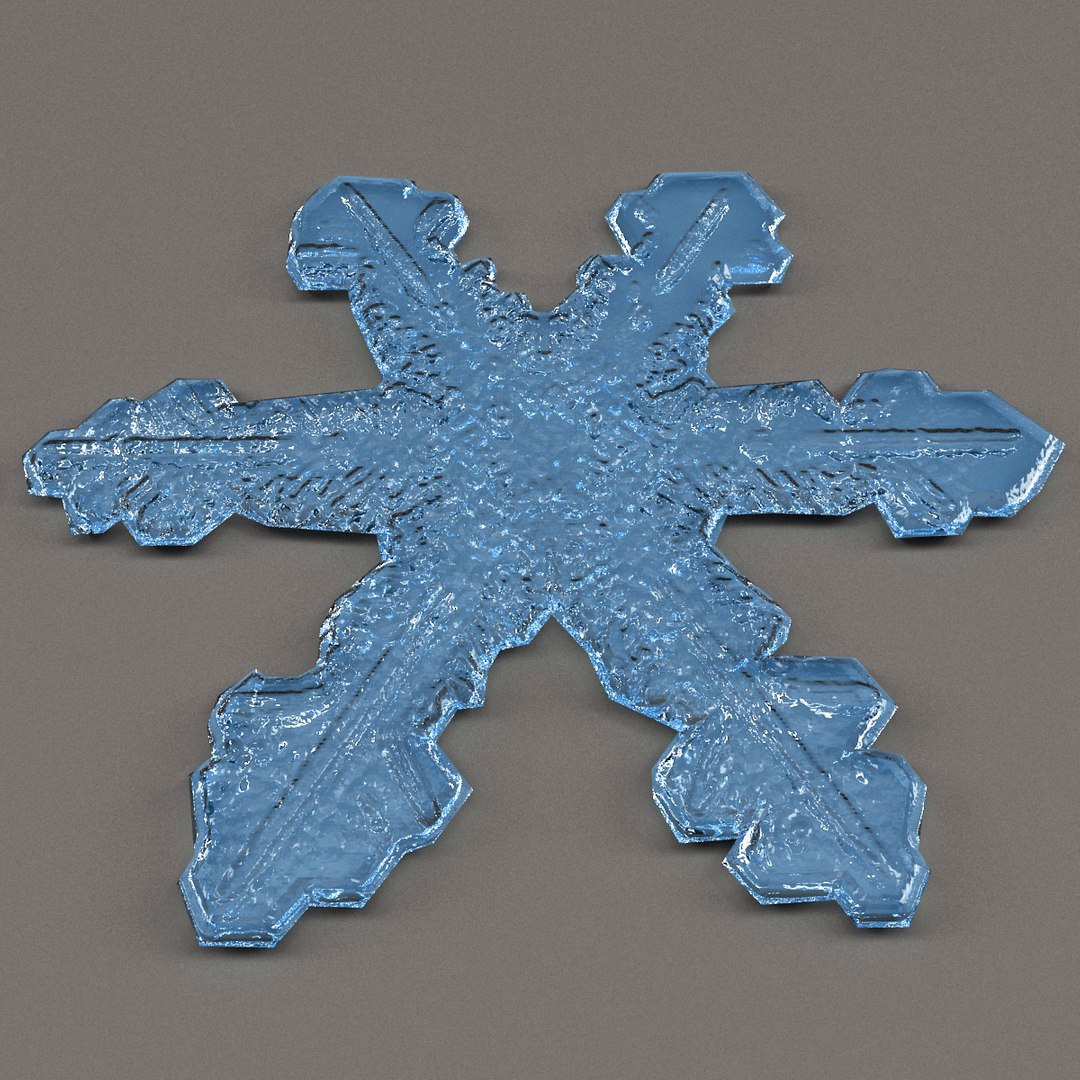 snowflakes v1 3d model
