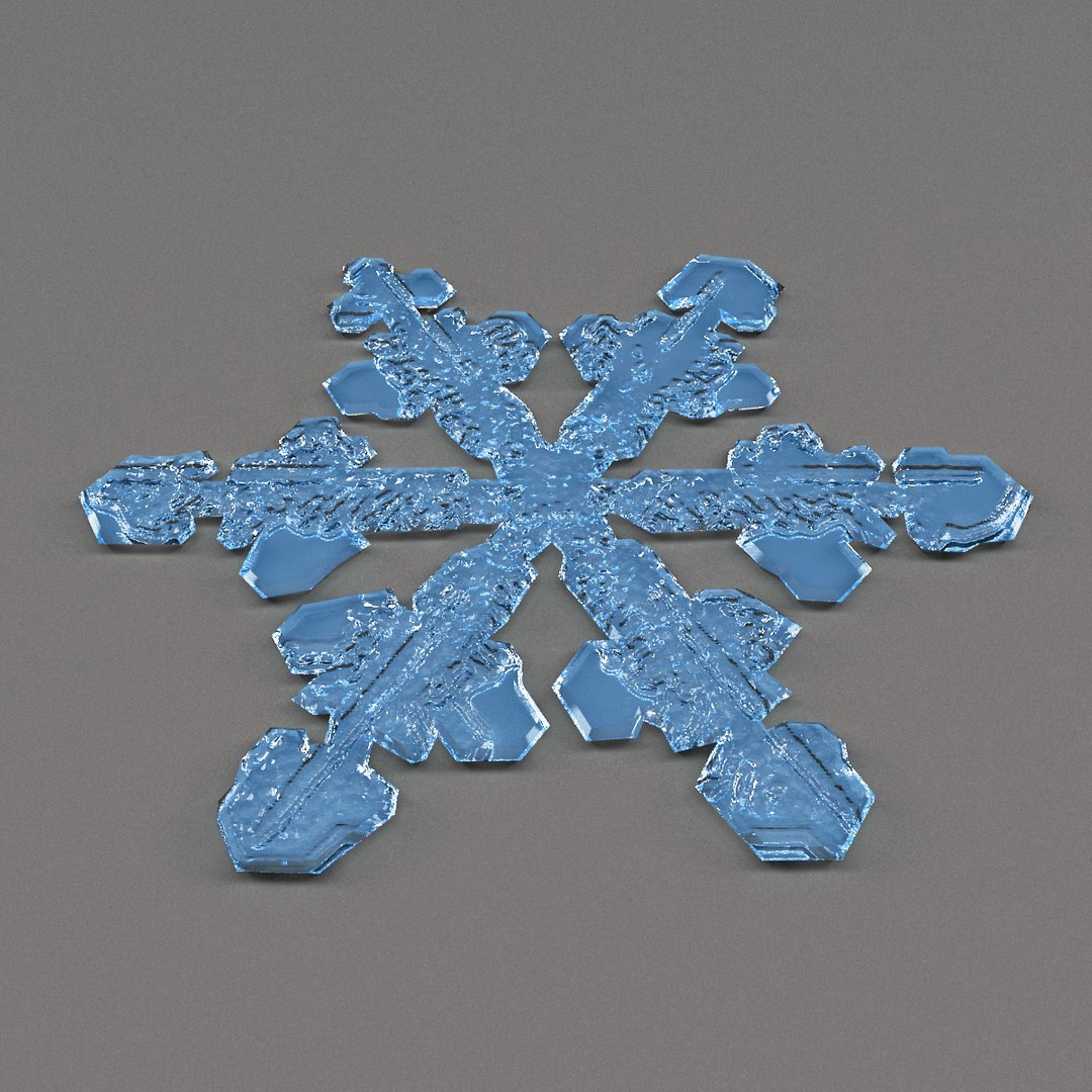 snowflakes v1 3d model