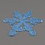 snowflakes v1 3d model