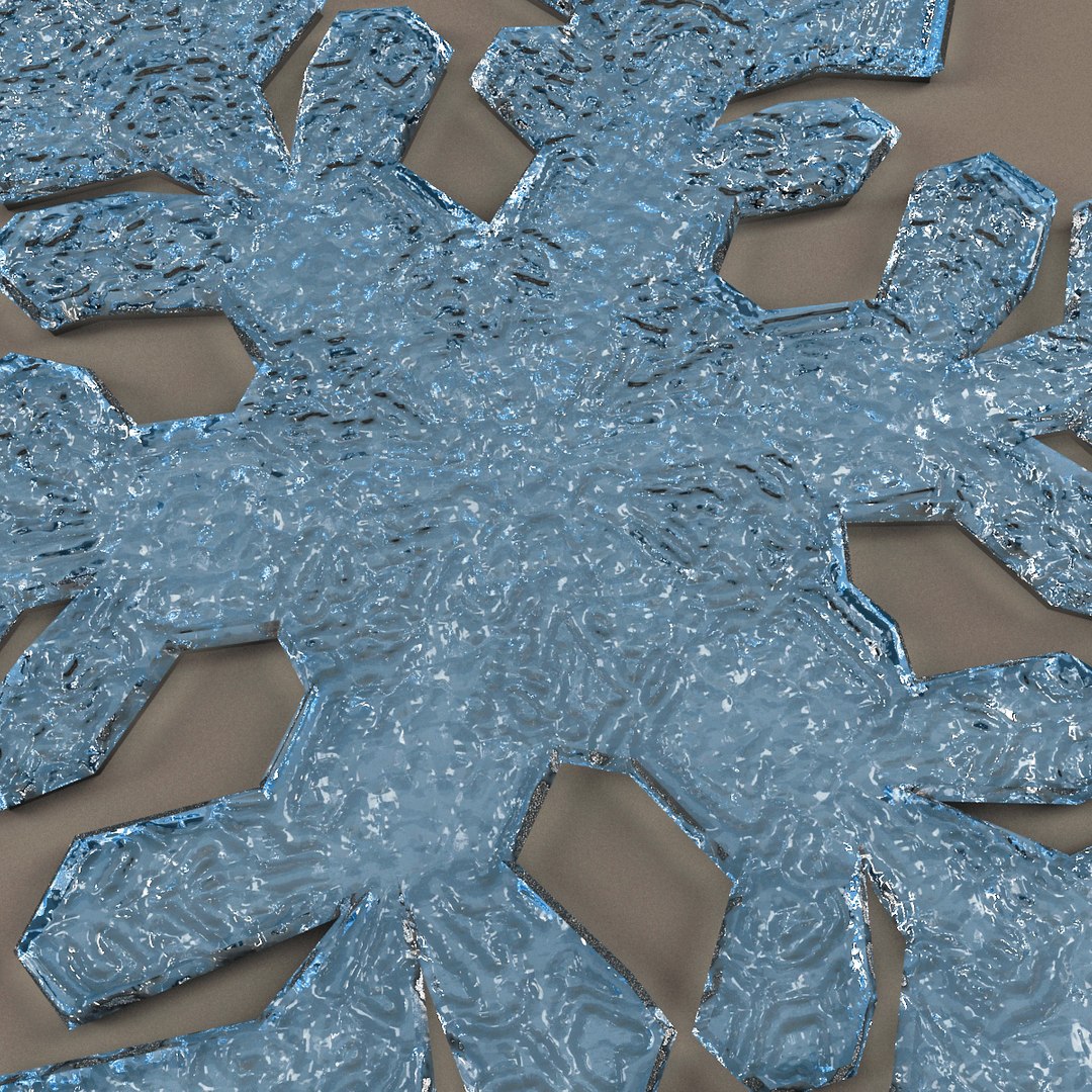 snowflakes v1 3d model