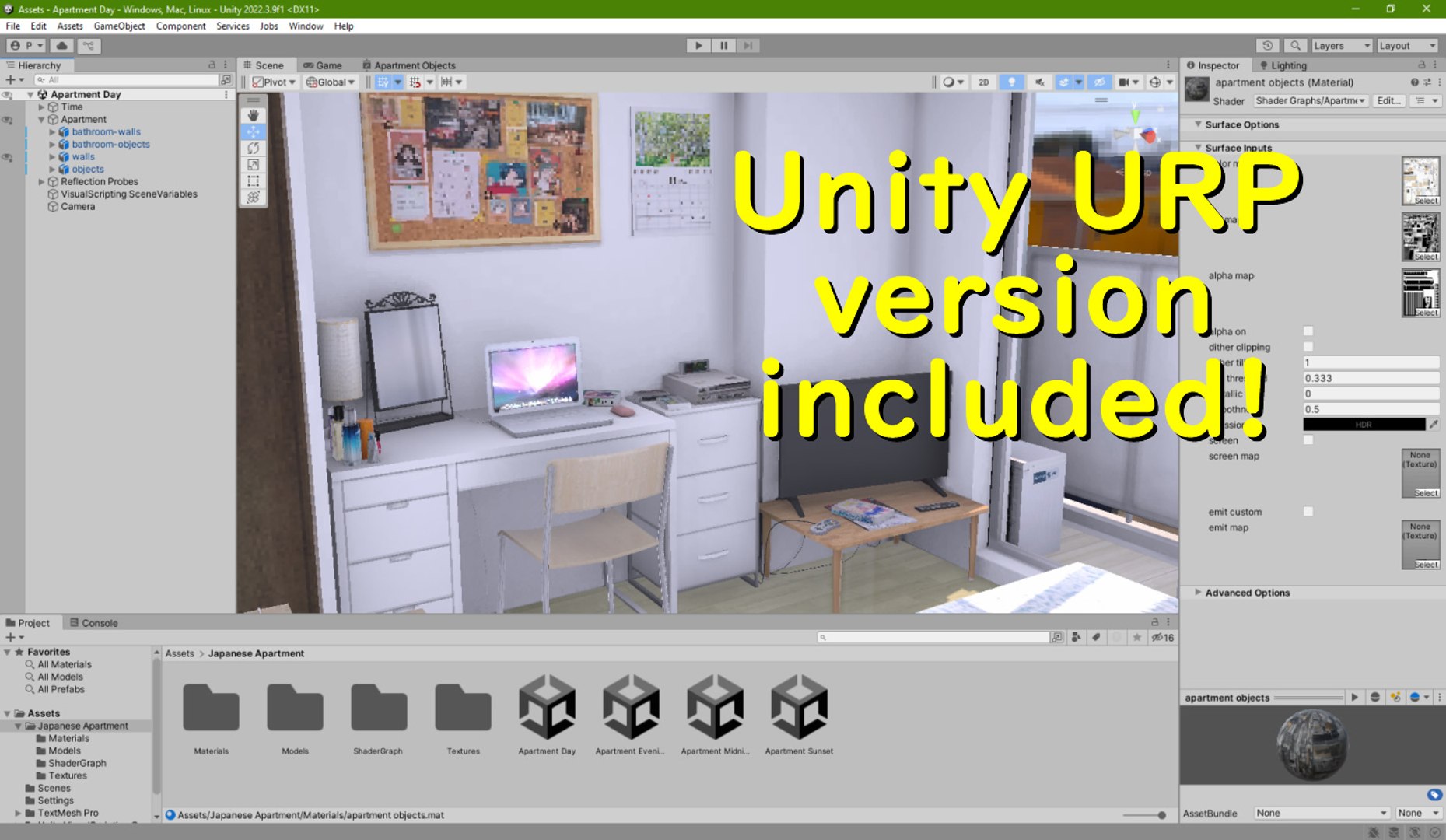 Japanese Apartment - Low-poly PS1-PS2 Style Model - TurboSquid 2423066