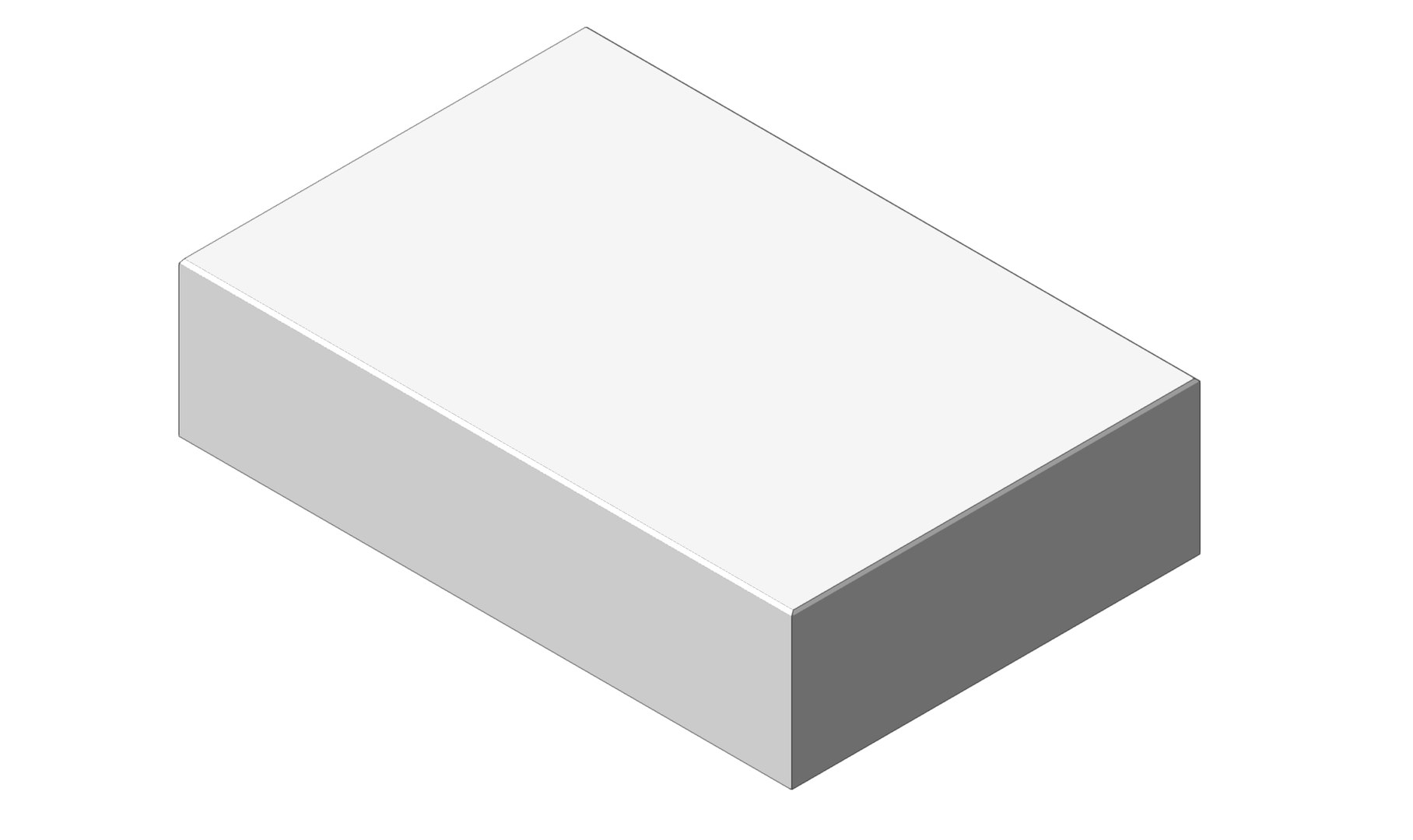 3D модель Бетонные блоки, ступеньки 60 40 15 см, элемент ландшафтного ...