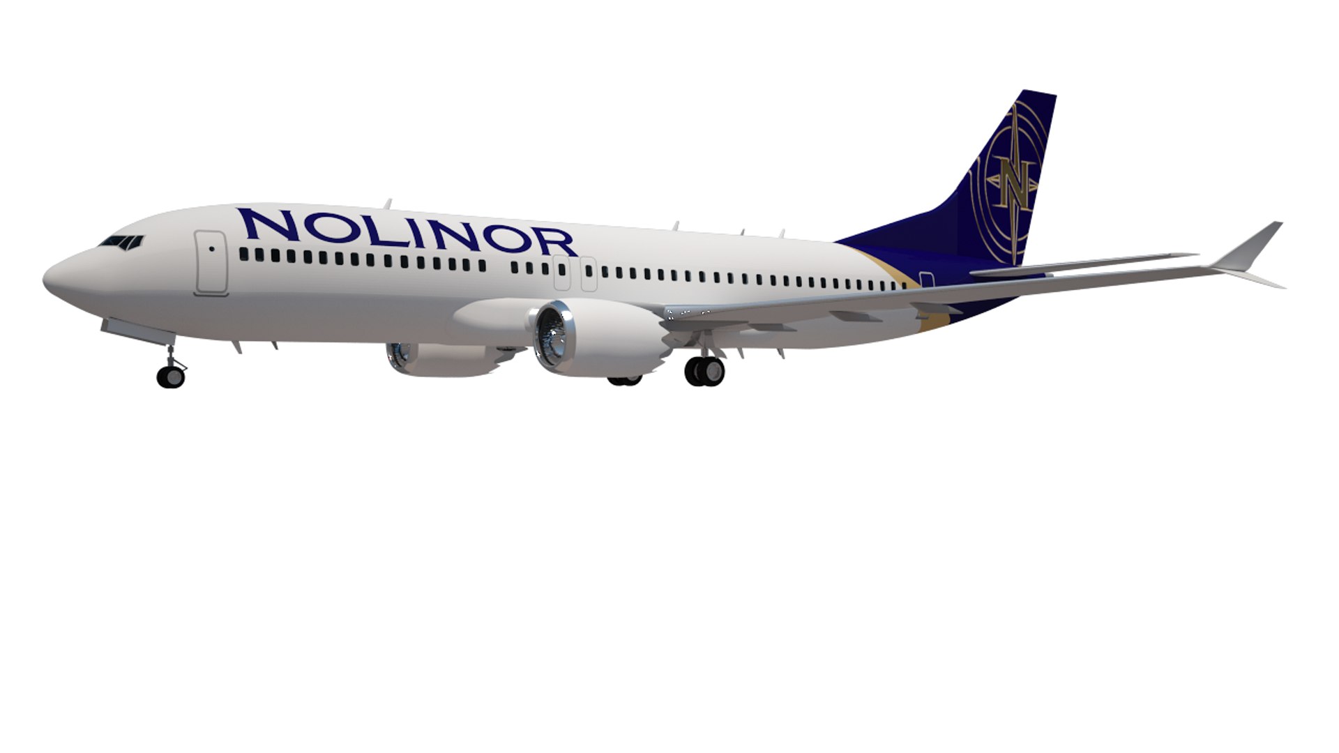 Nolinor Aviation 737 3D Model - TurboSquid 1409074