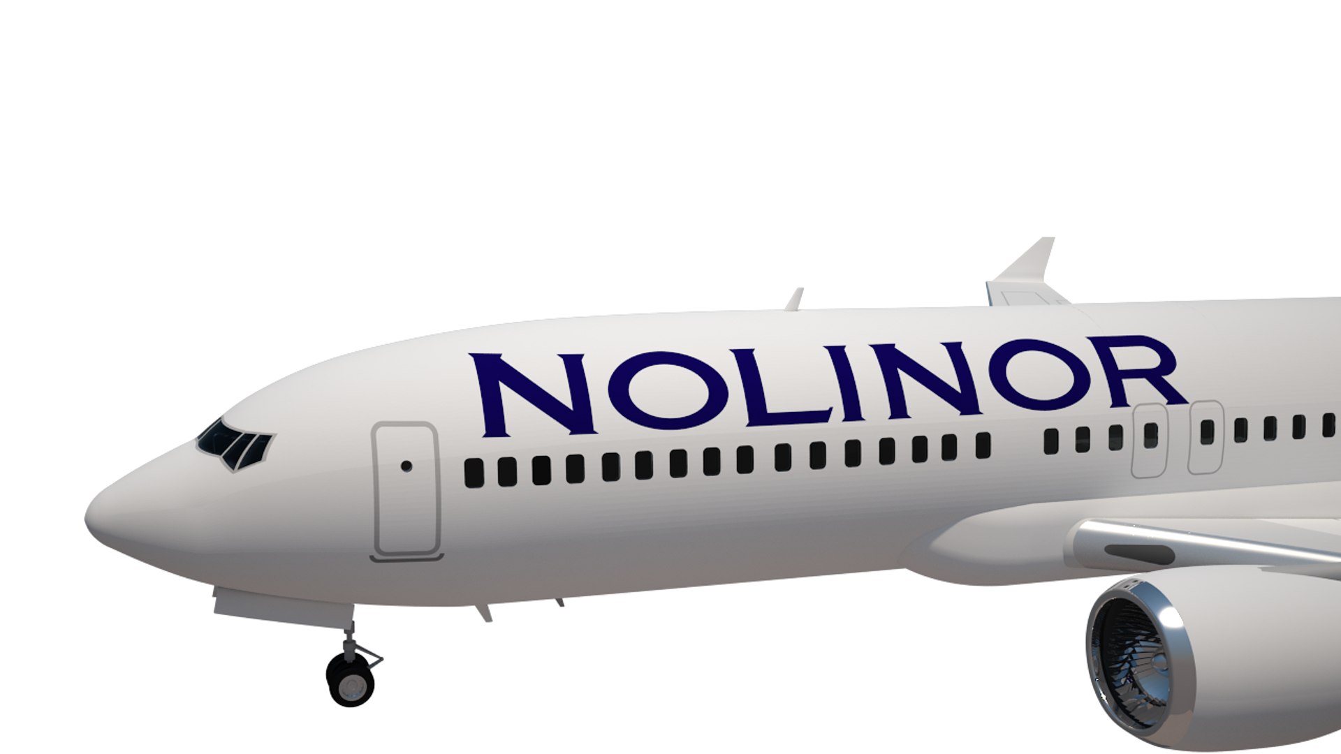 Nolinor Aviation 737 3D Model - TurboSquid 1409074