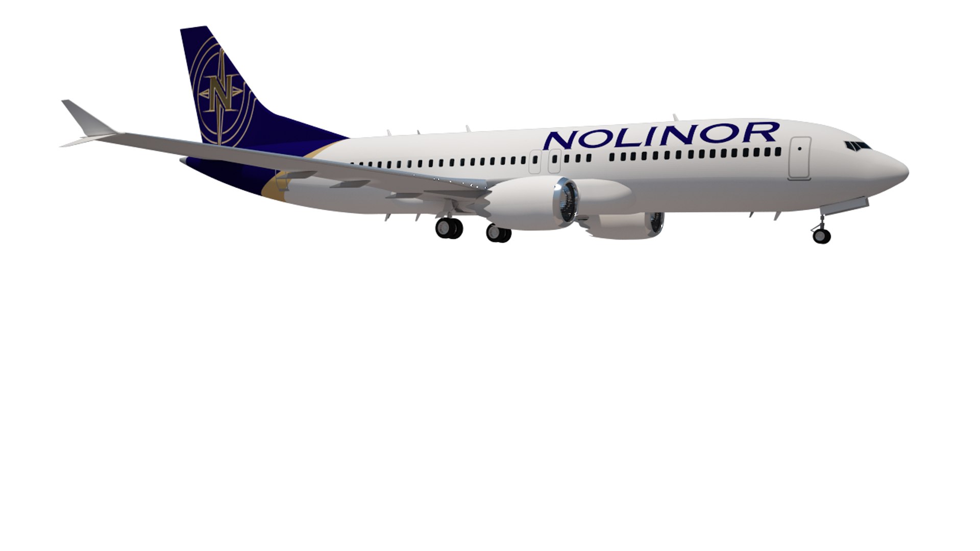 Nolinor Aviation 737 3D Model - TurboSquid 1409074
