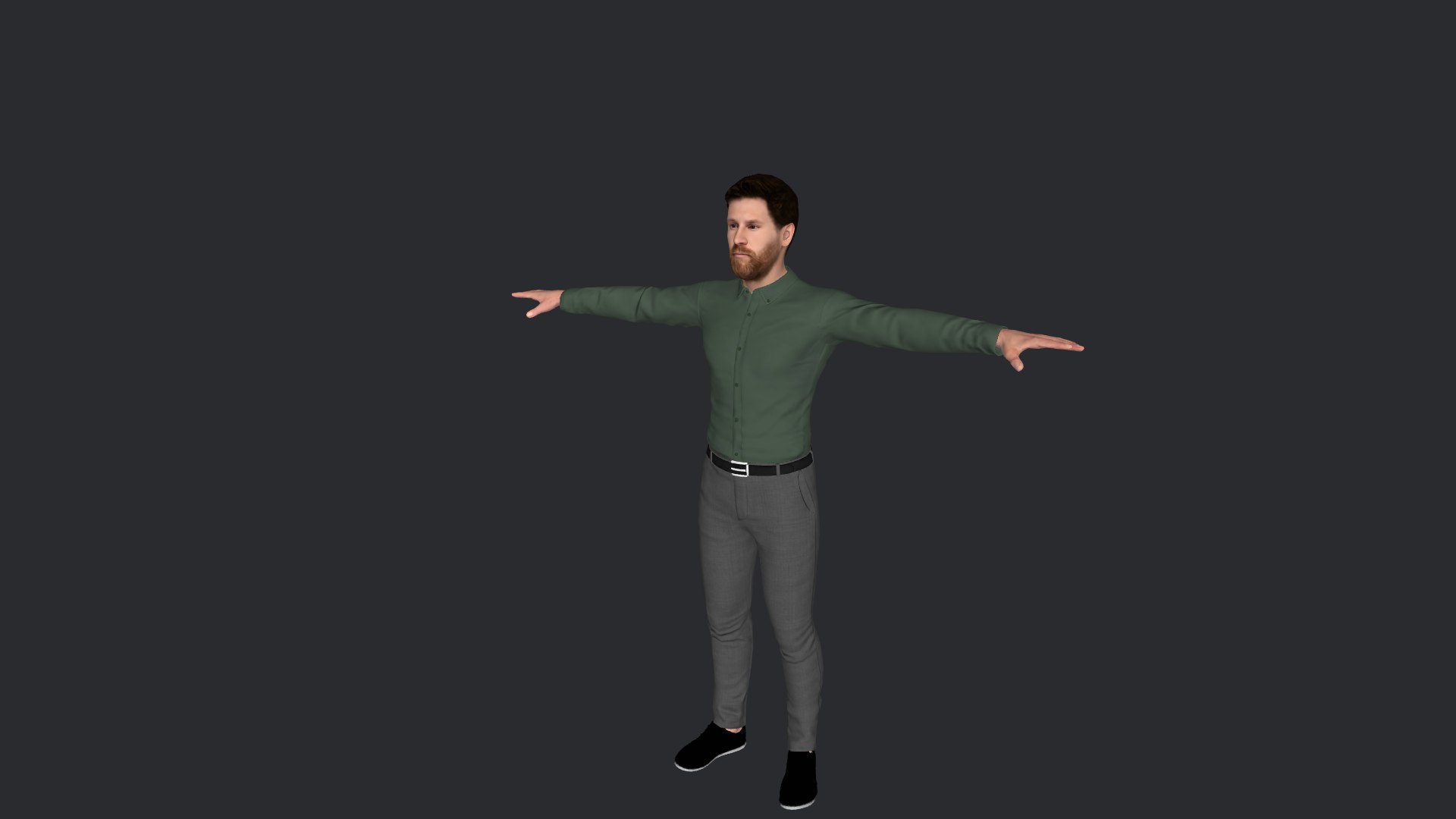 3D Lionel Messi Hyper Realistic Full Body Fully Rigged Character Model ...