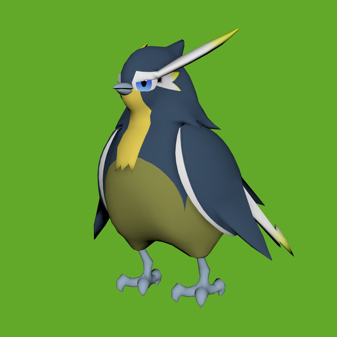 Cute Little Bird 02 3D Model - TurboSquid 2019447