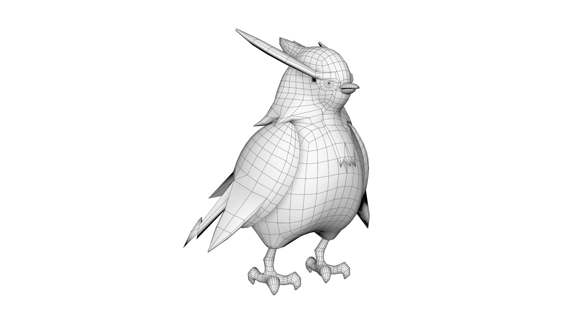Cute Little Bird 02 3D Model - TurboSquid 2019447