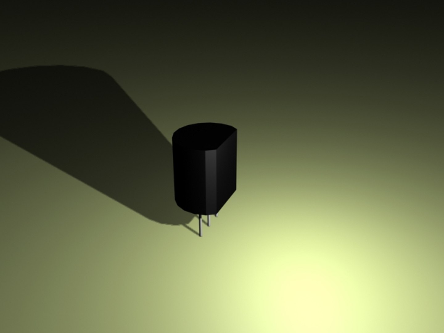 3d model basic electronics set resistors