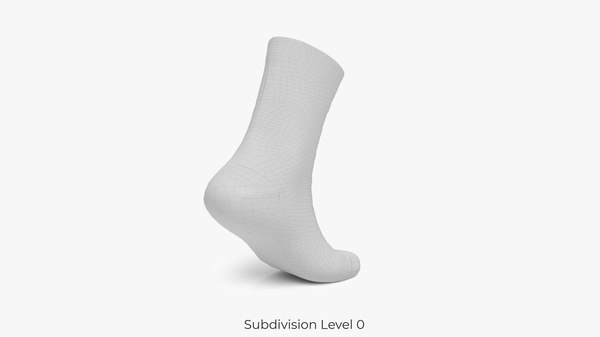 3D Realistic Worn Socks Male Body Shape Model 3D - TurboSquid 1790568