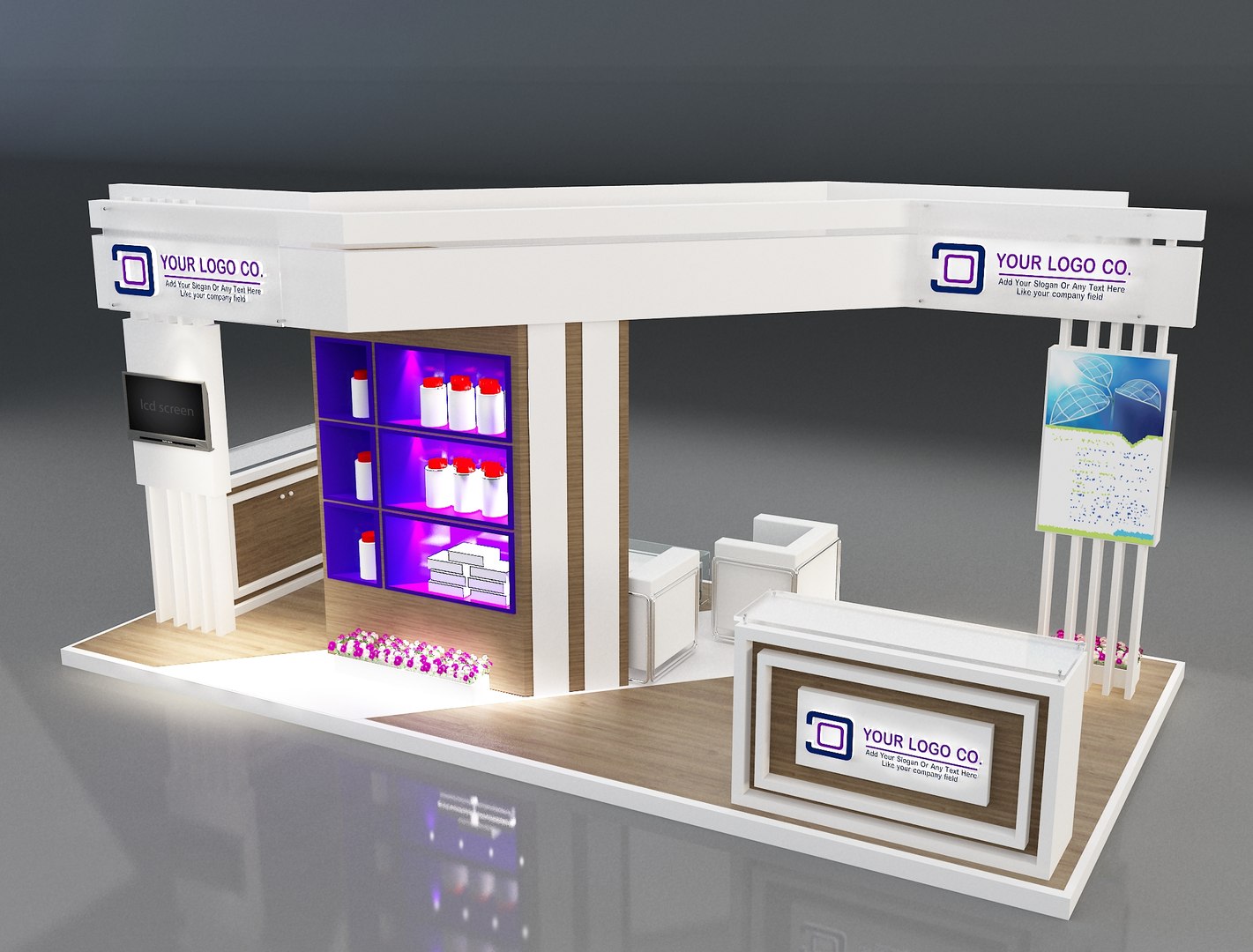 3D Booth Exhibition Stand A 322 - TurboSquid 2123838