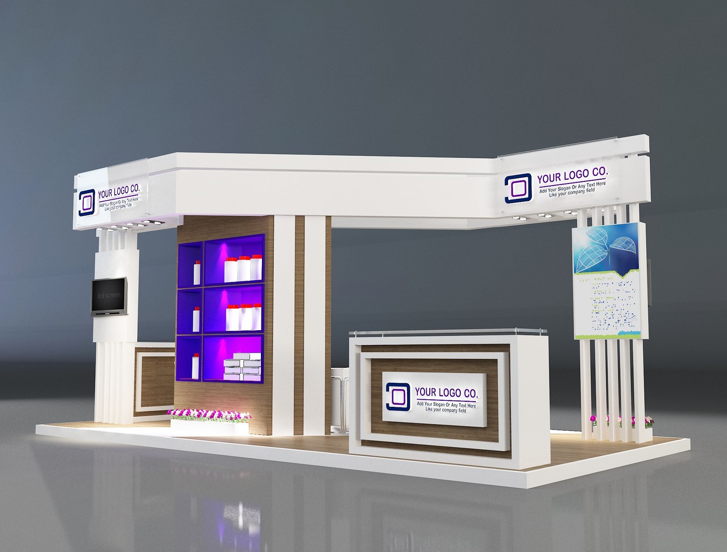 3D Booth Exhibition Stand A 322 - TurboSquid 2123838