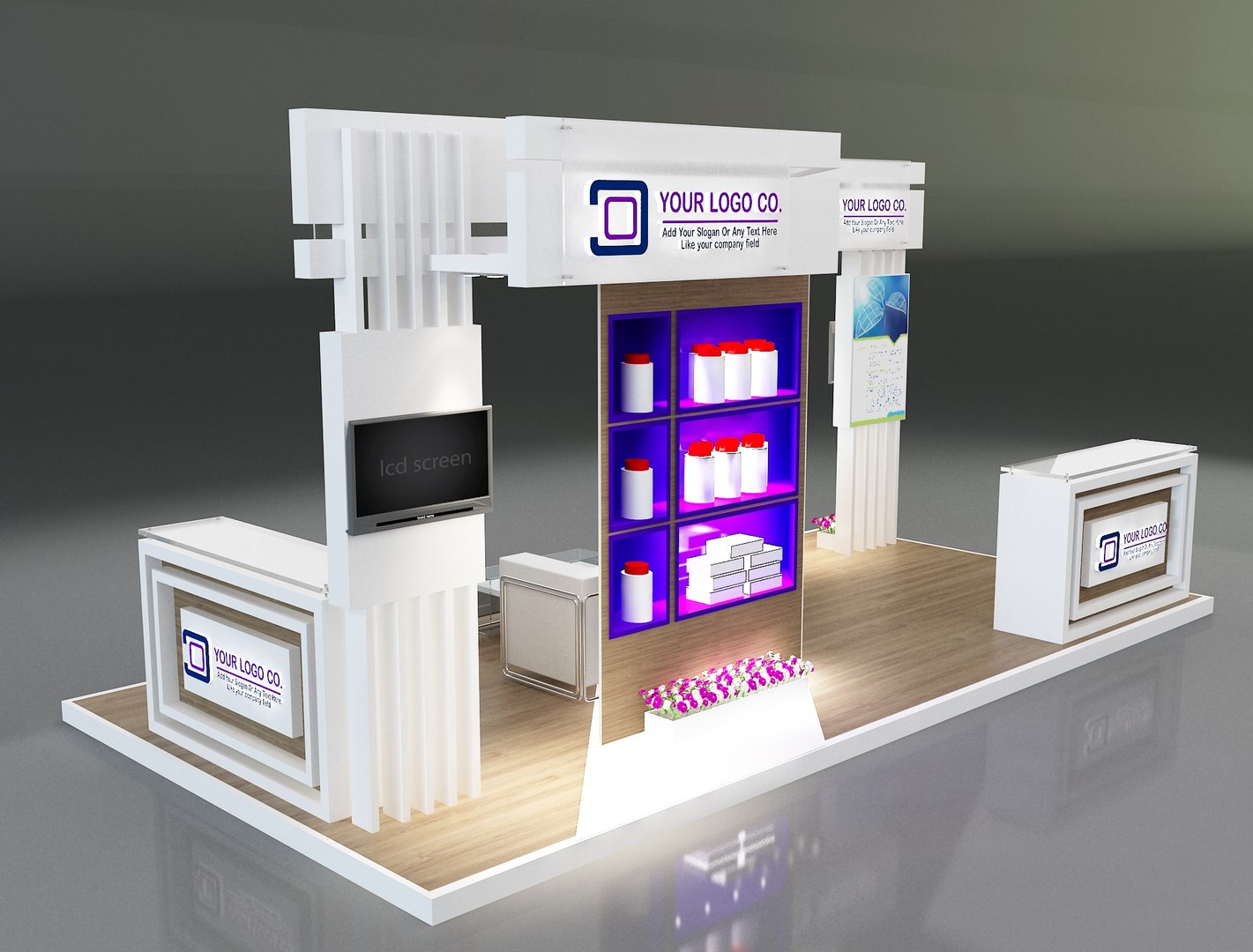 3D Booth Exhibition Stand A 322 - TurboSquid 2123838
