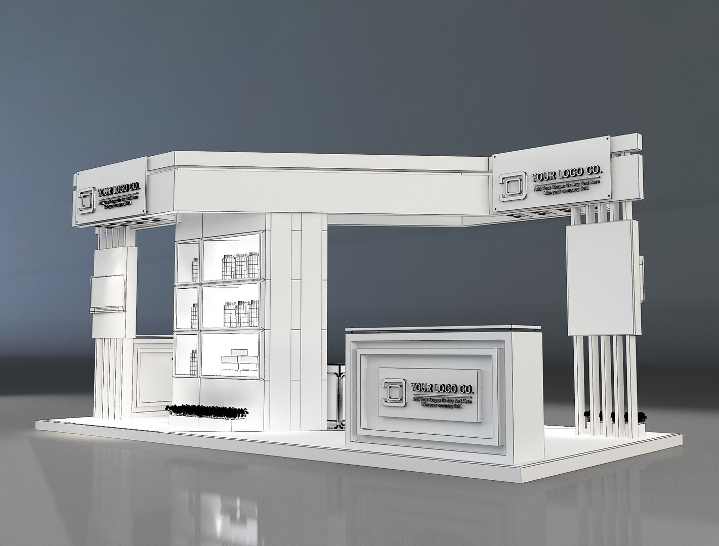 3D Booth Exhibition Stand A 322 - TurboSquid 2123838