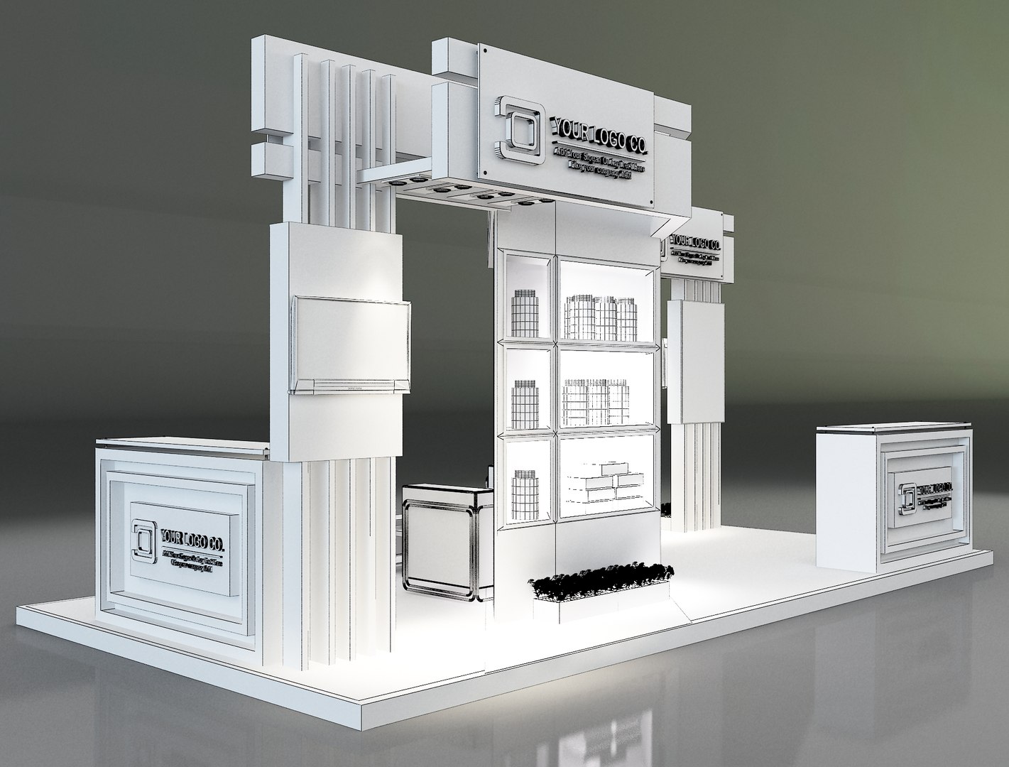 3D Booth Exhibition Stand A 322 - TurboSquid 2123838