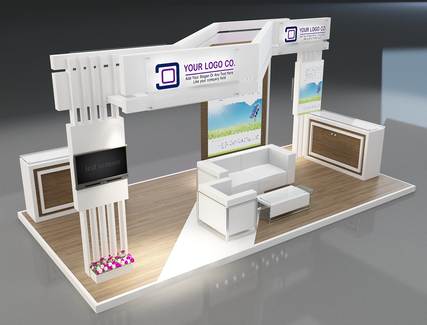 3D Booth Exhibition Stand A 322 - TurboSquid 2123838