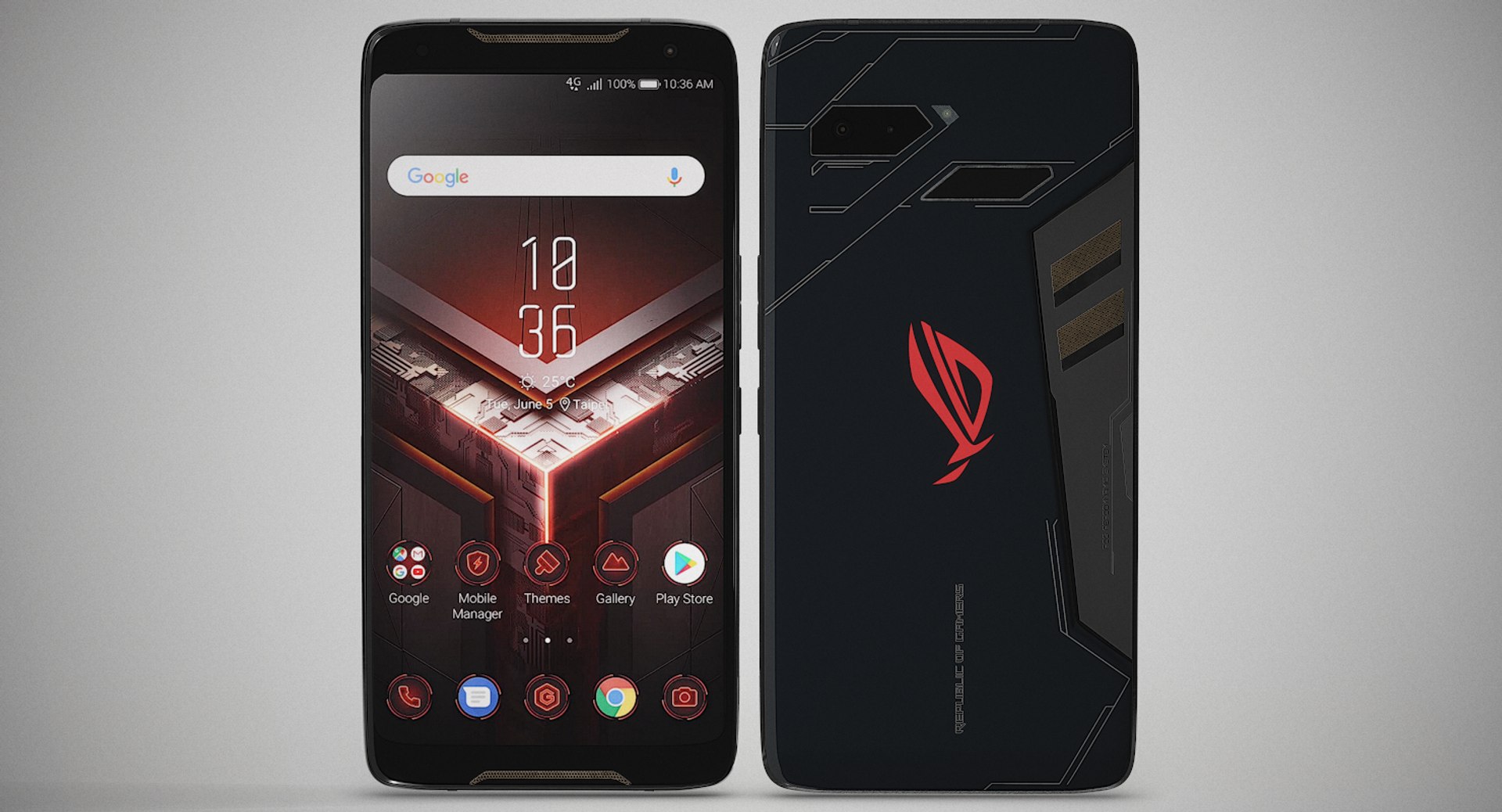 3D Realistic Asus Rog Phone Model - TurboSquid 1337635