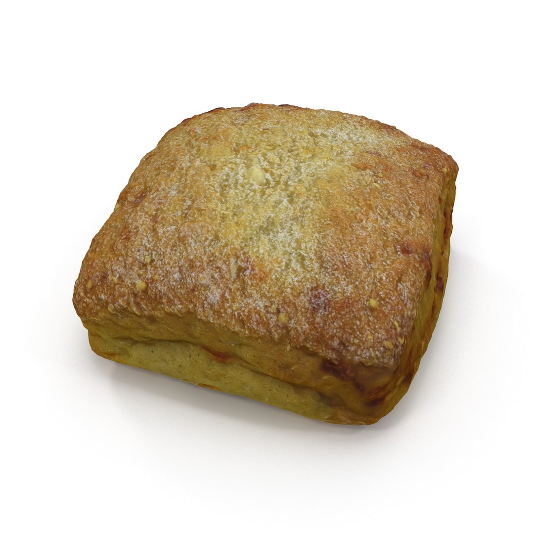Bread Roll 3d Model
