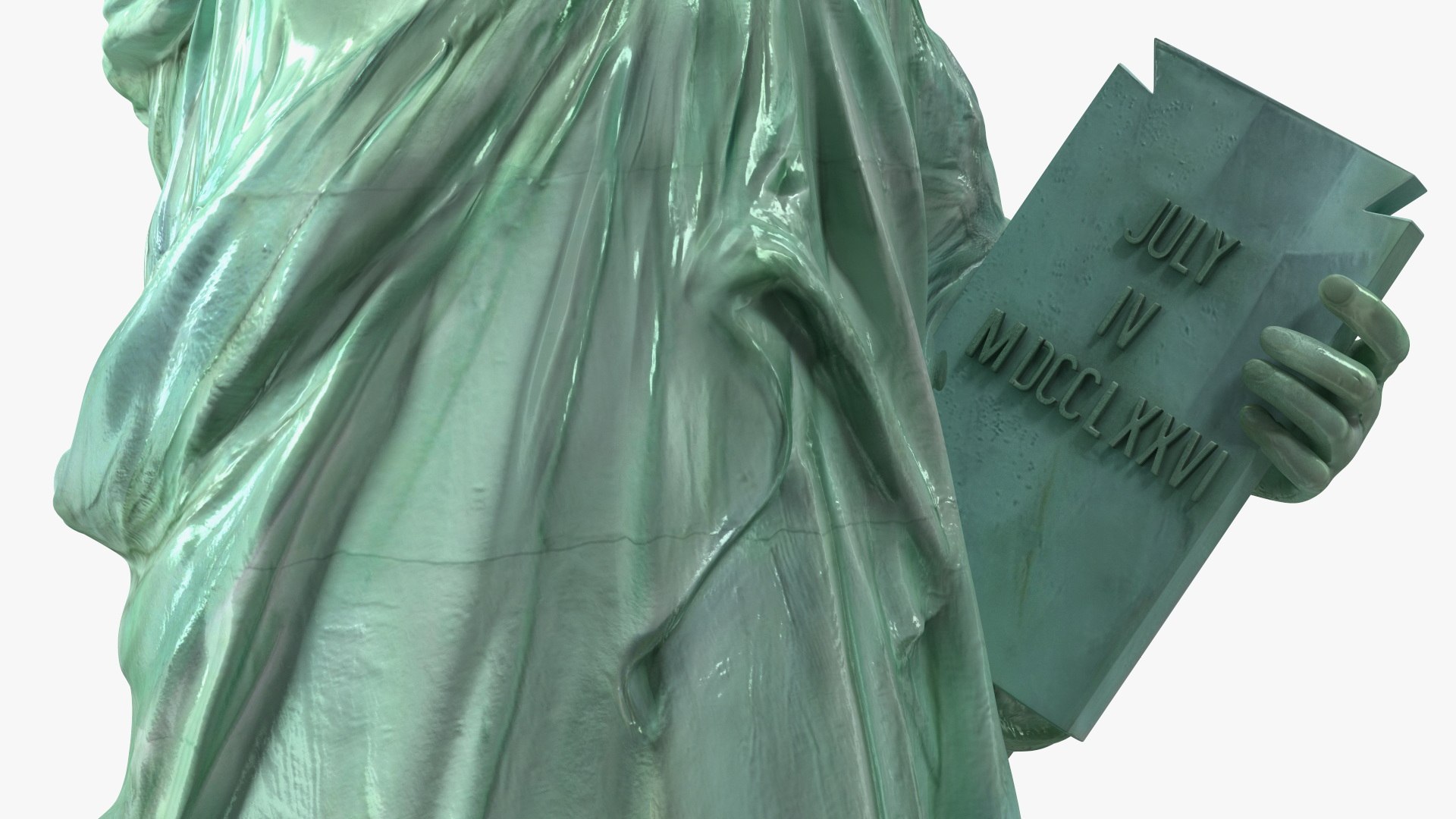 Statue of Liberty without Pedestal 3D model - TurboSquid 2119138