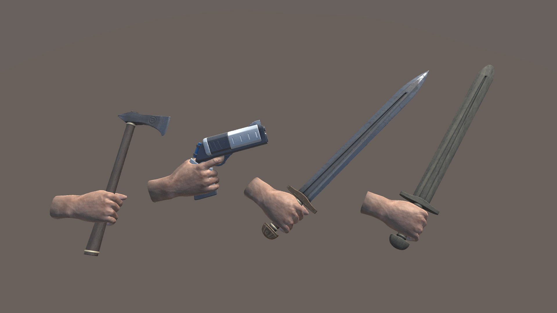 Realistic Hand Vr Animations 3D - TurboSquid 1433827