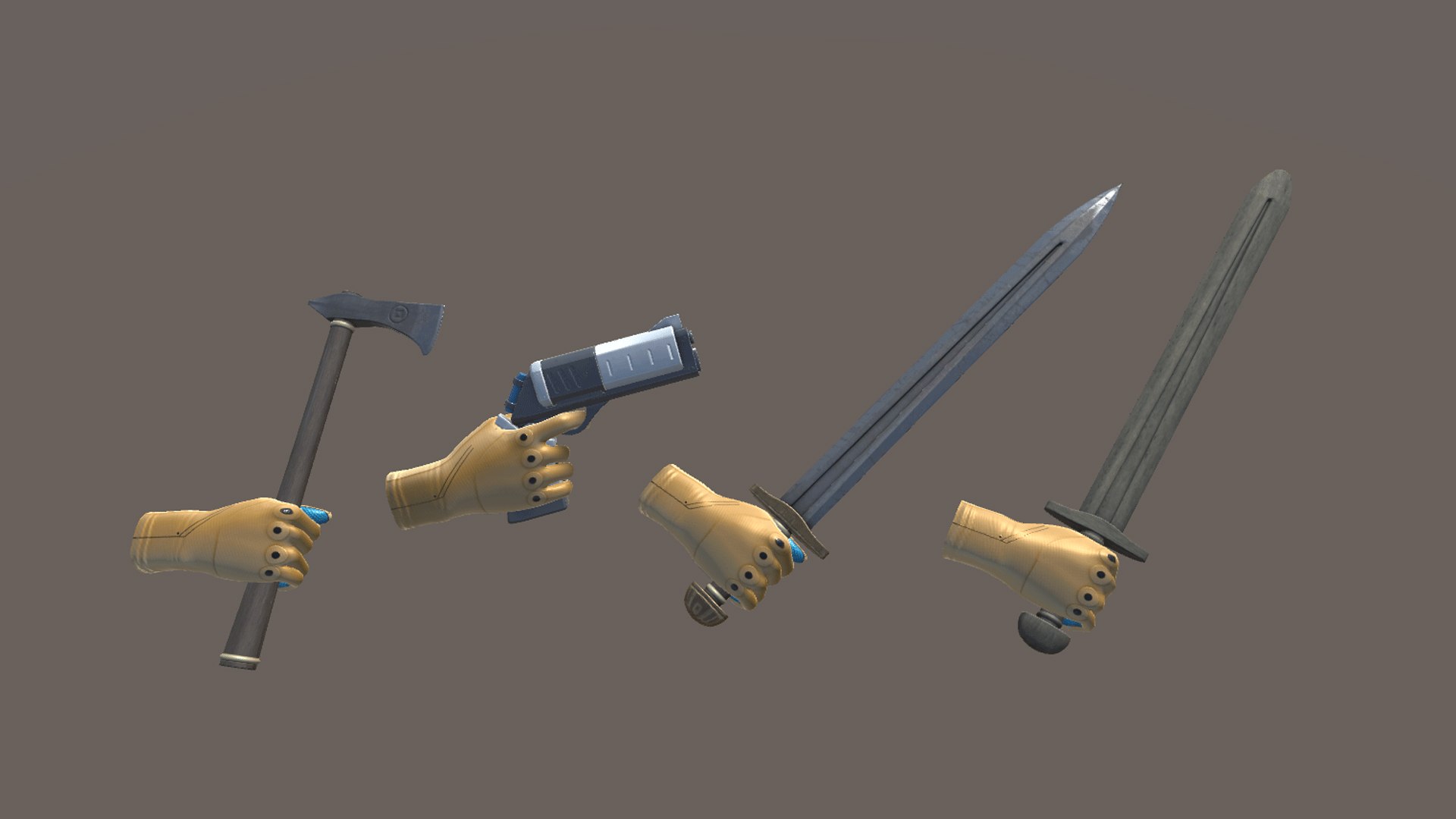 Realistic Hand Vr Animations 3D - TurboSquid 1433827