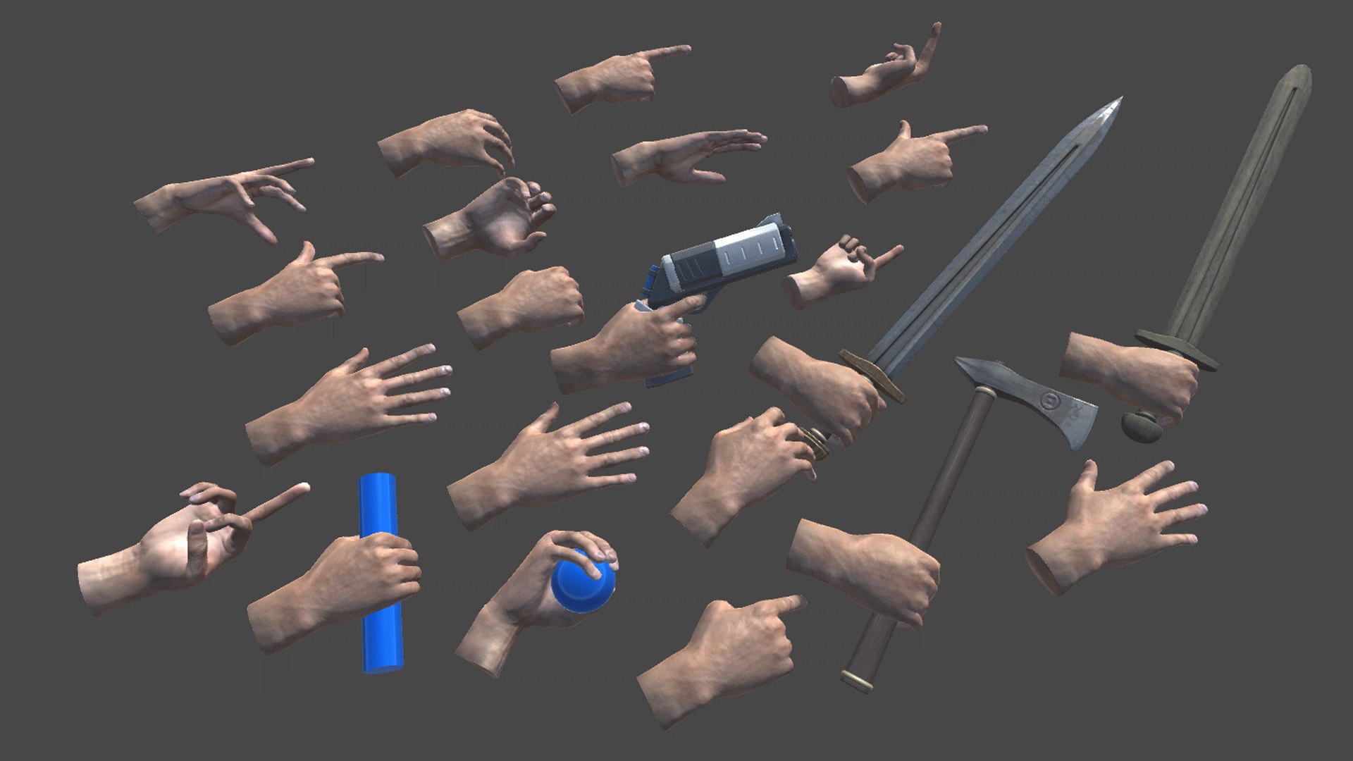 Realistic Hand Vr Animations 3D - TurboSquid 1433827