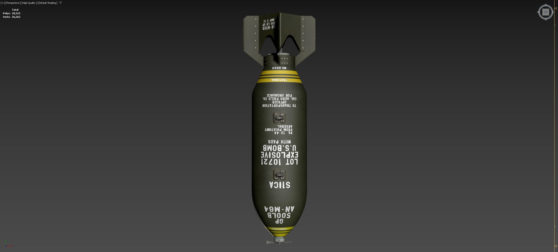 AN-M64 3D Model - TurboSquid 2294132
