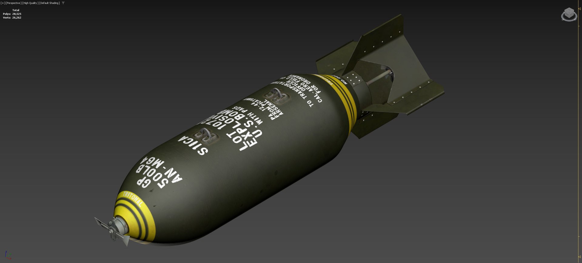 AN-M64 3D Model - TurboSquid 2294132