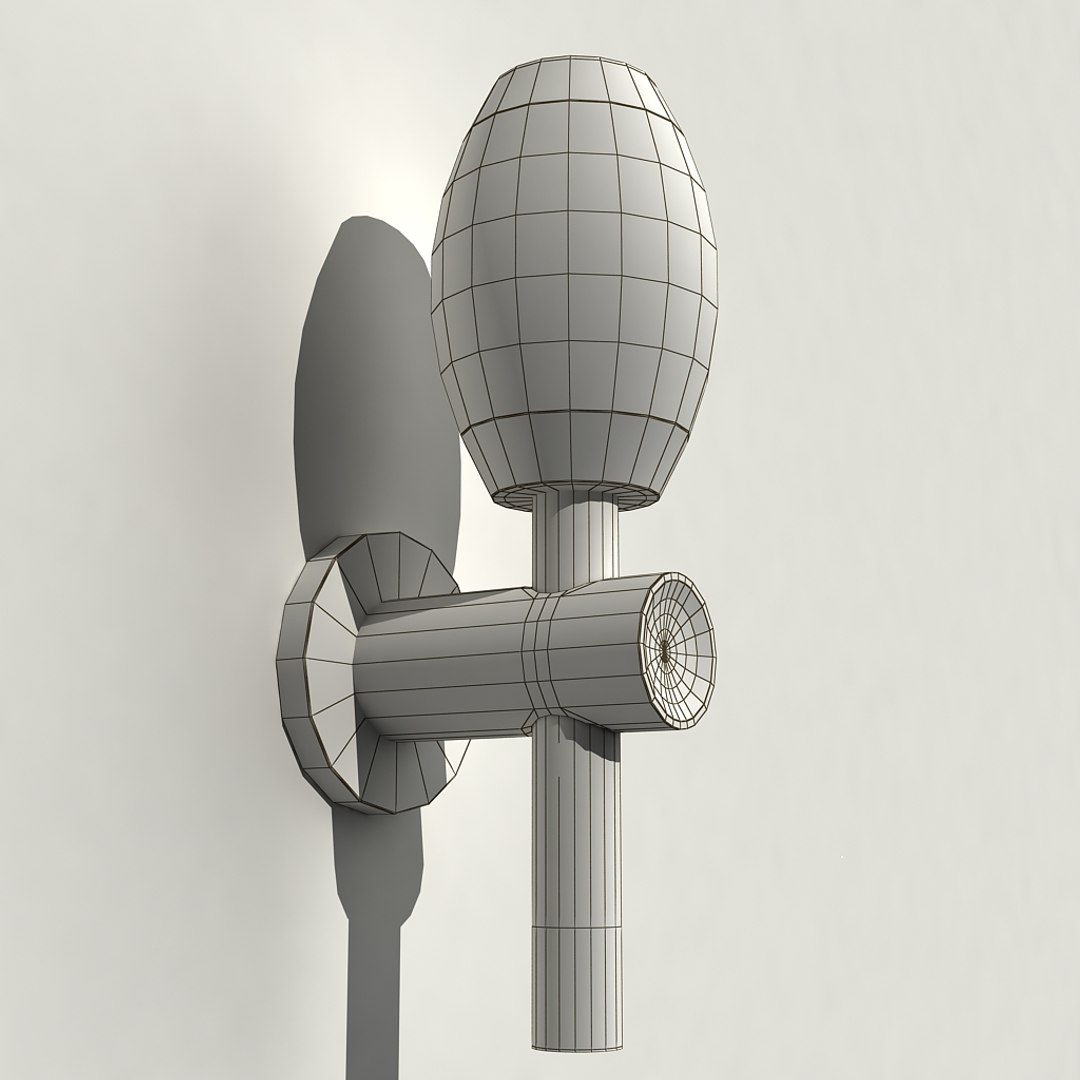 3d lamp light model