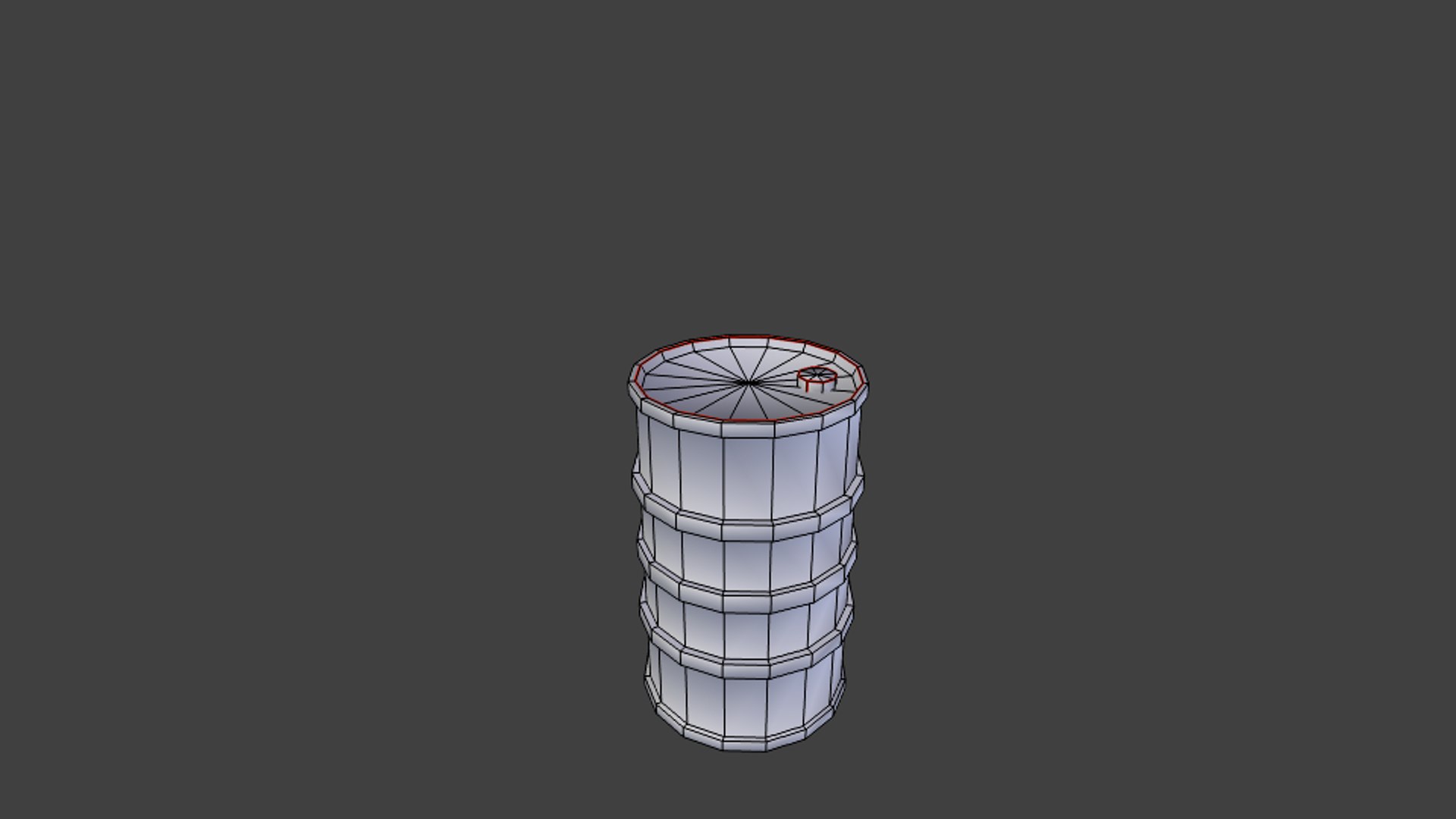 3d Model Of Barrel