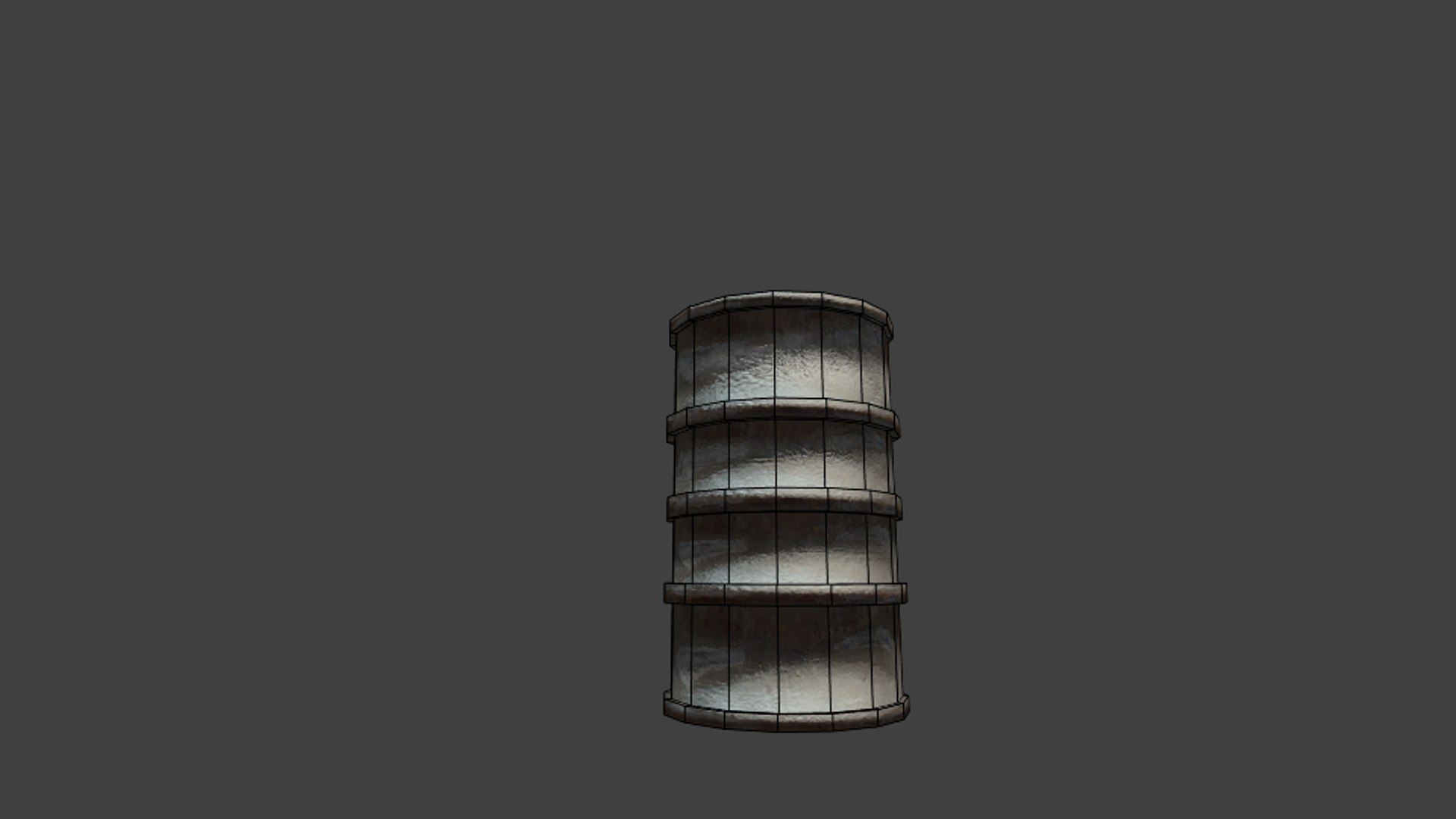 3d Model Of Barrel
