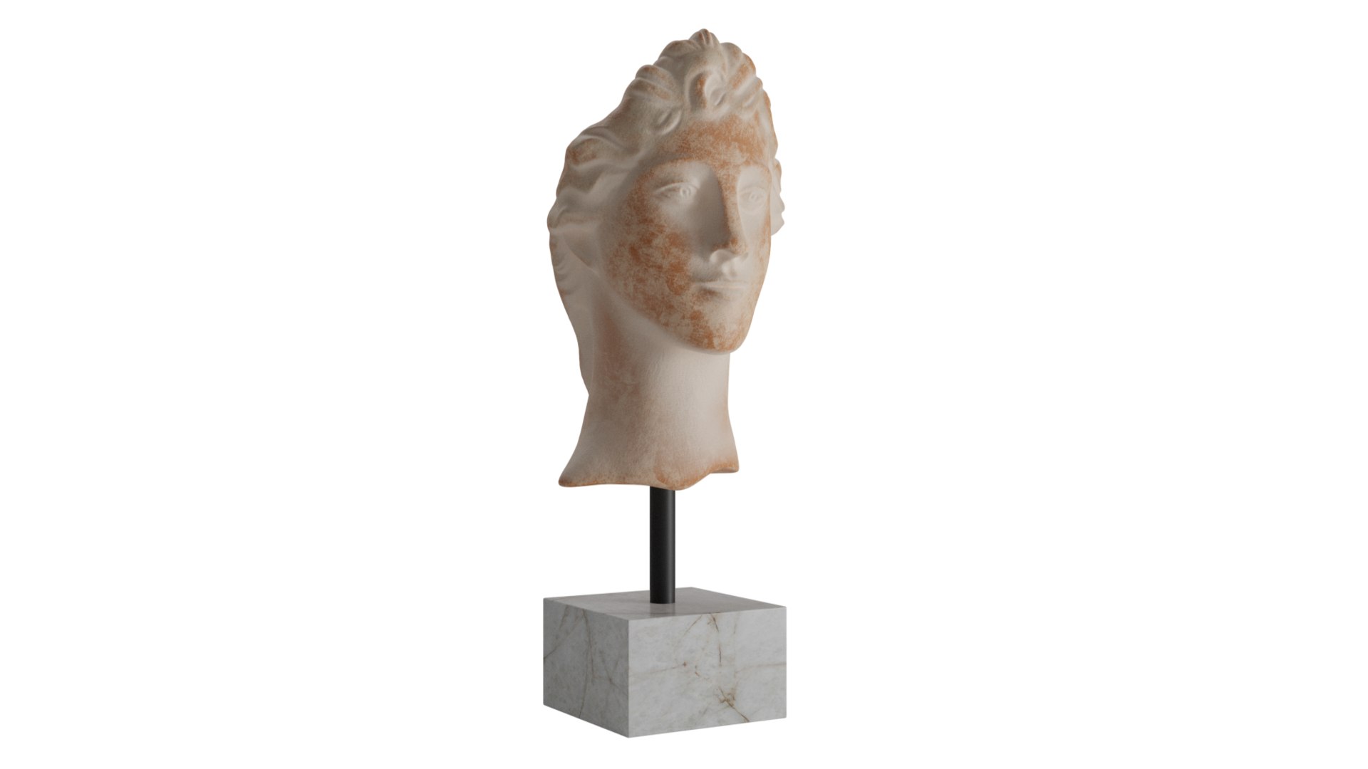 3D Model Roman Head Sculpture - TurboSquid 2225302