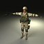 soldiers rigged ranger 3d model